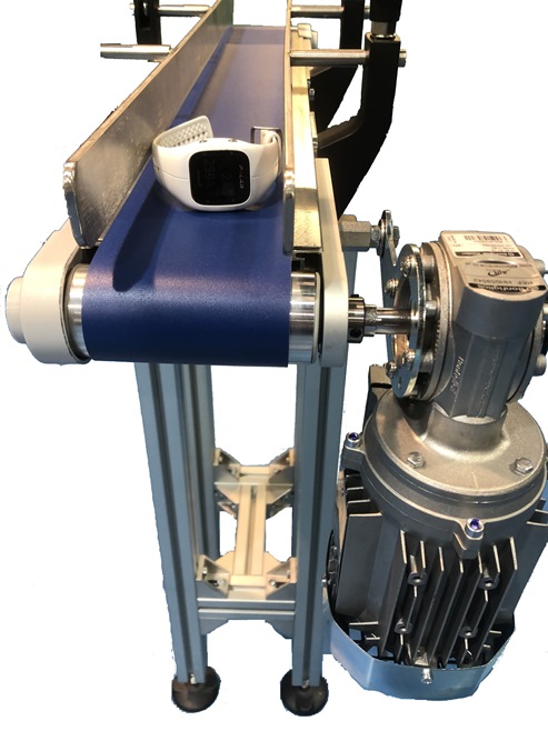 Small Stainless Steel Mini Conveyors for lightweight items and Desktop ...