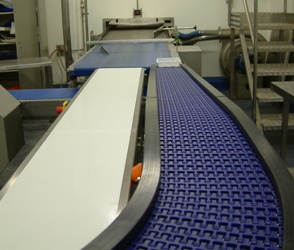 Horizontal Conveyors Straight and Flat Fabricated in the UK at C-Trak Ltd
